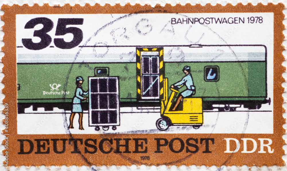 GERMANY, DDR - CIRCA 1978 : a postage stamp from Germany, GDR showing a ...