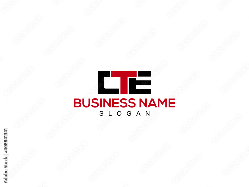 CTE Logo And Illustrations Design For Business Stock Vector | Adobe Stock