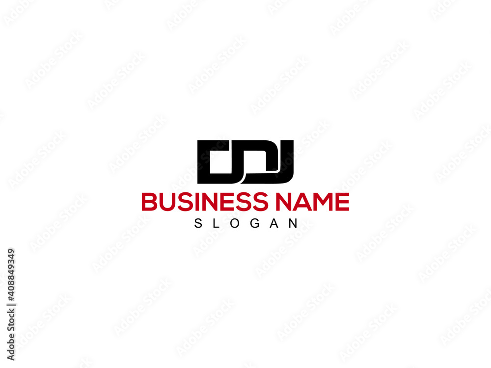 DDJ Logo And Illustrations Design For Business Stock Vector | Adobe Stock