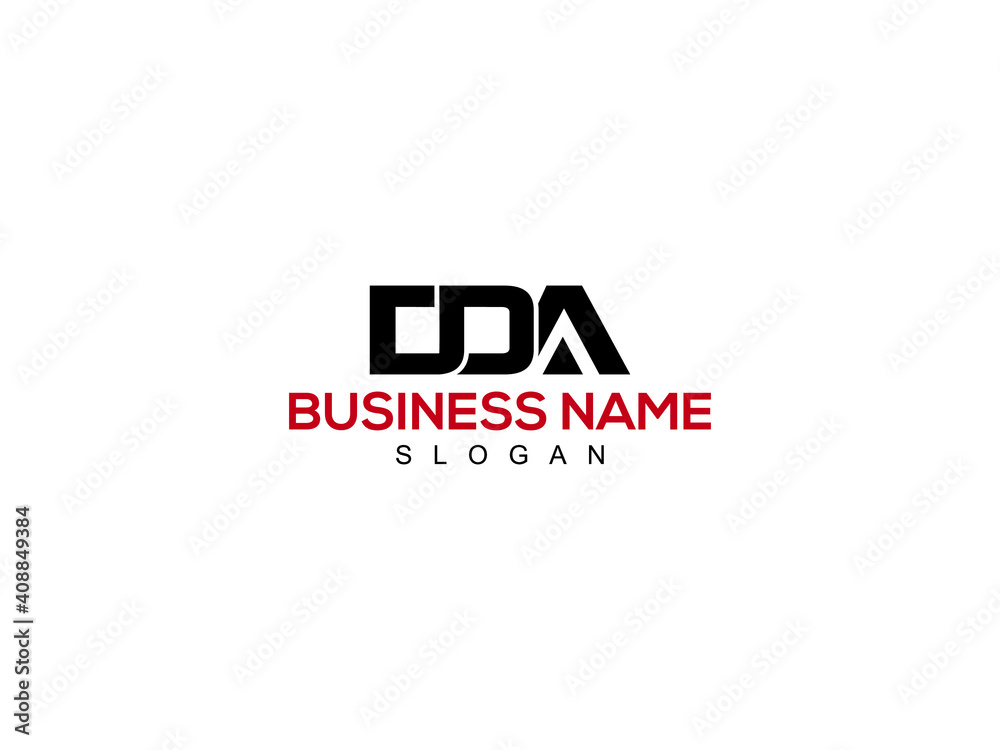 DDA Logo And Illustrations Design For Business Stock Vector | Adobe Stock