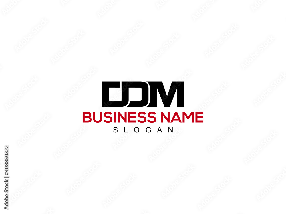 DDM Logo And Illustrations Design For Business Stock Vector | Adobe Stock