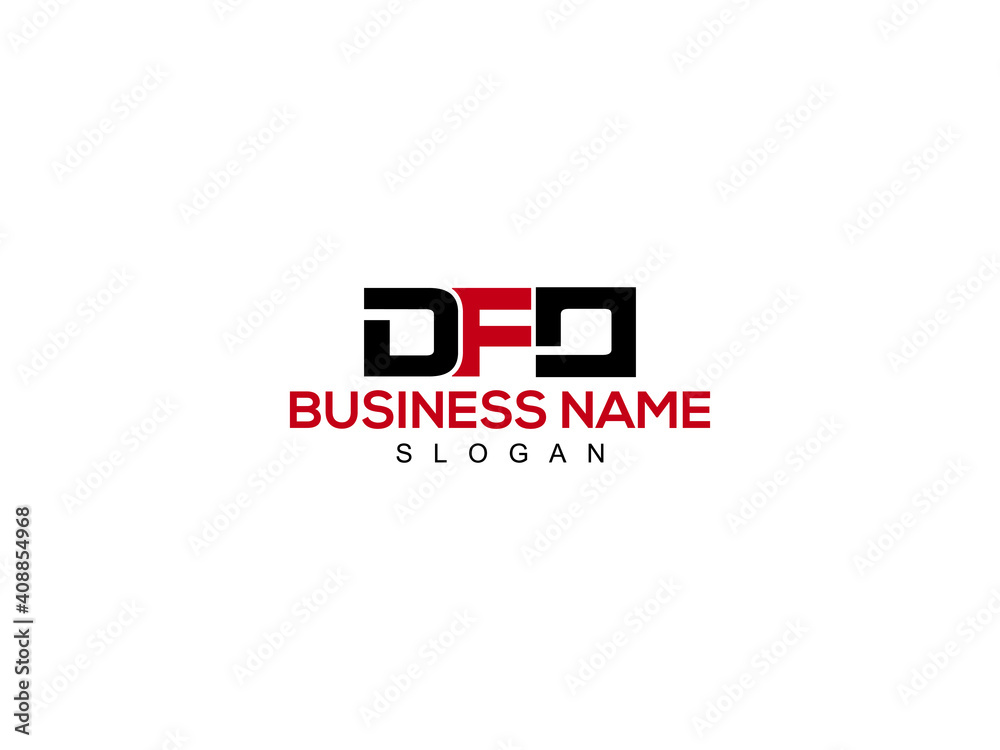 DFO Logo And Illustrations Design For New Business Stock Vector | Adobe ...
