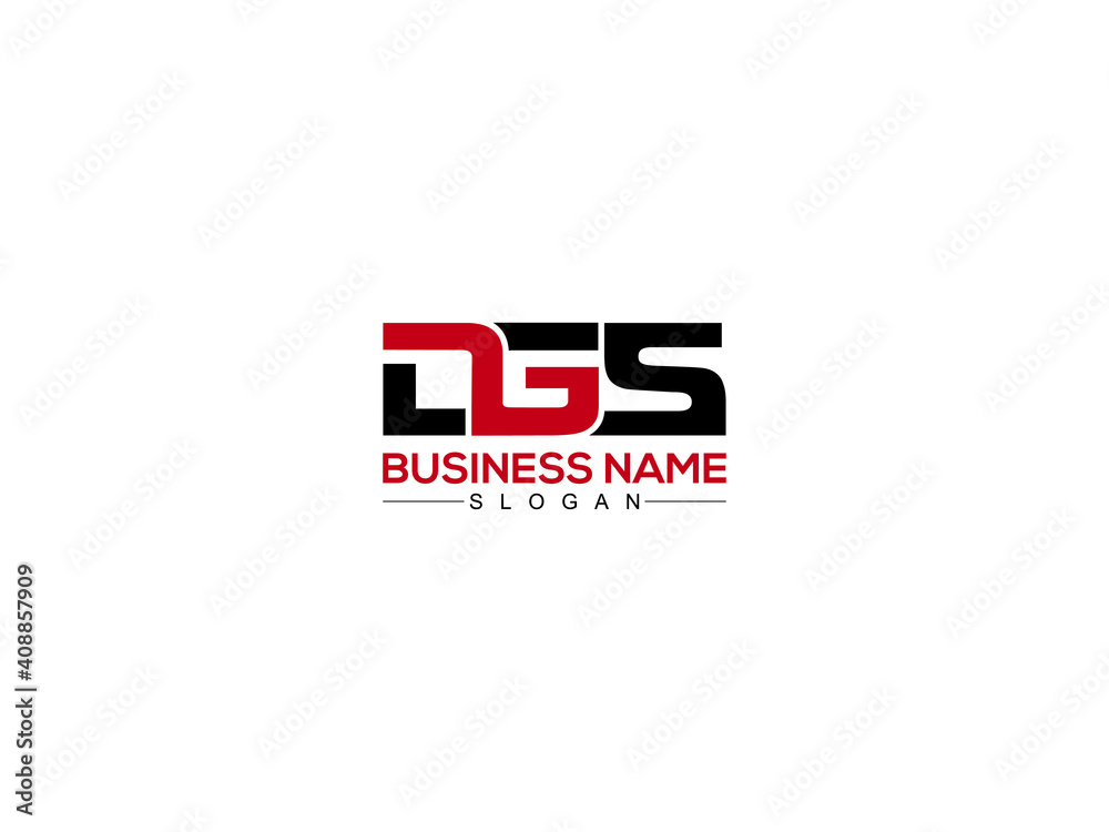 DGS Logo And Illustrations Design For New Business Stock Vector | Adobe ...