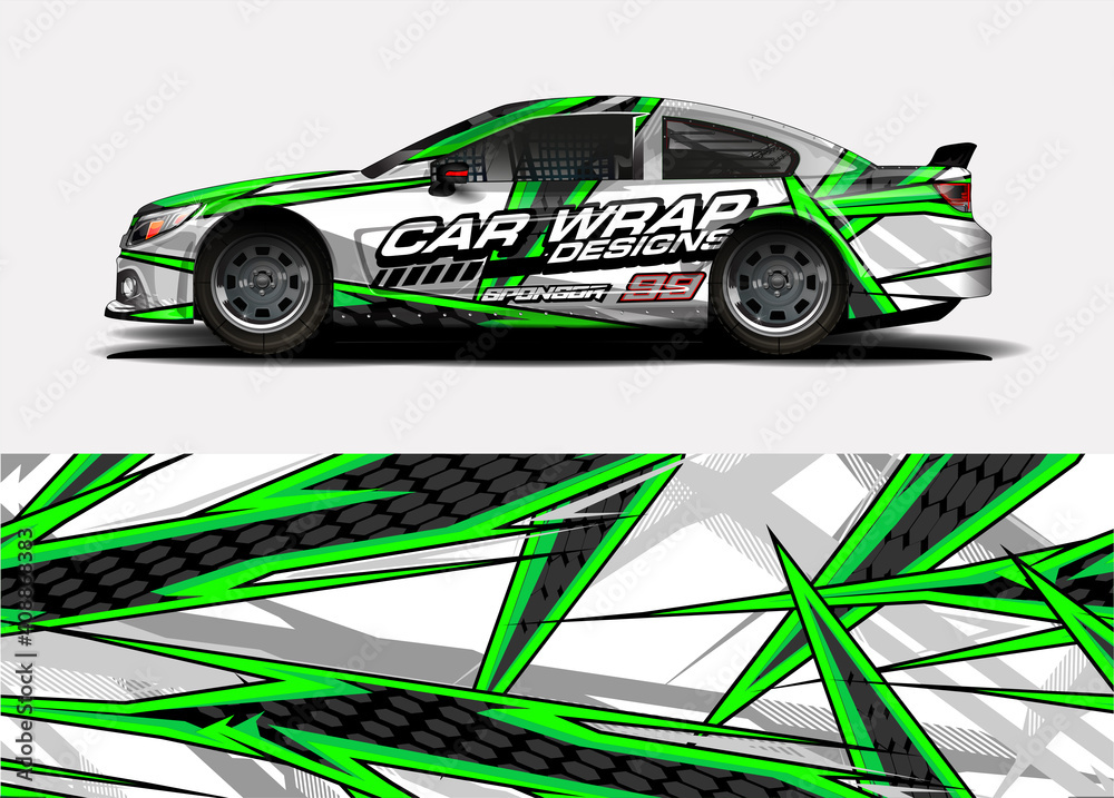 abstract background vector for racing car wrap design and vehicle ...