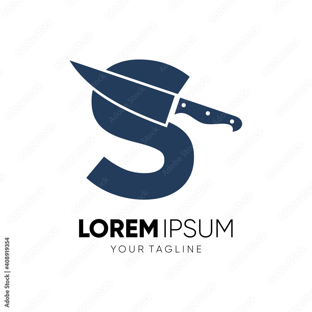Knife Logo Design