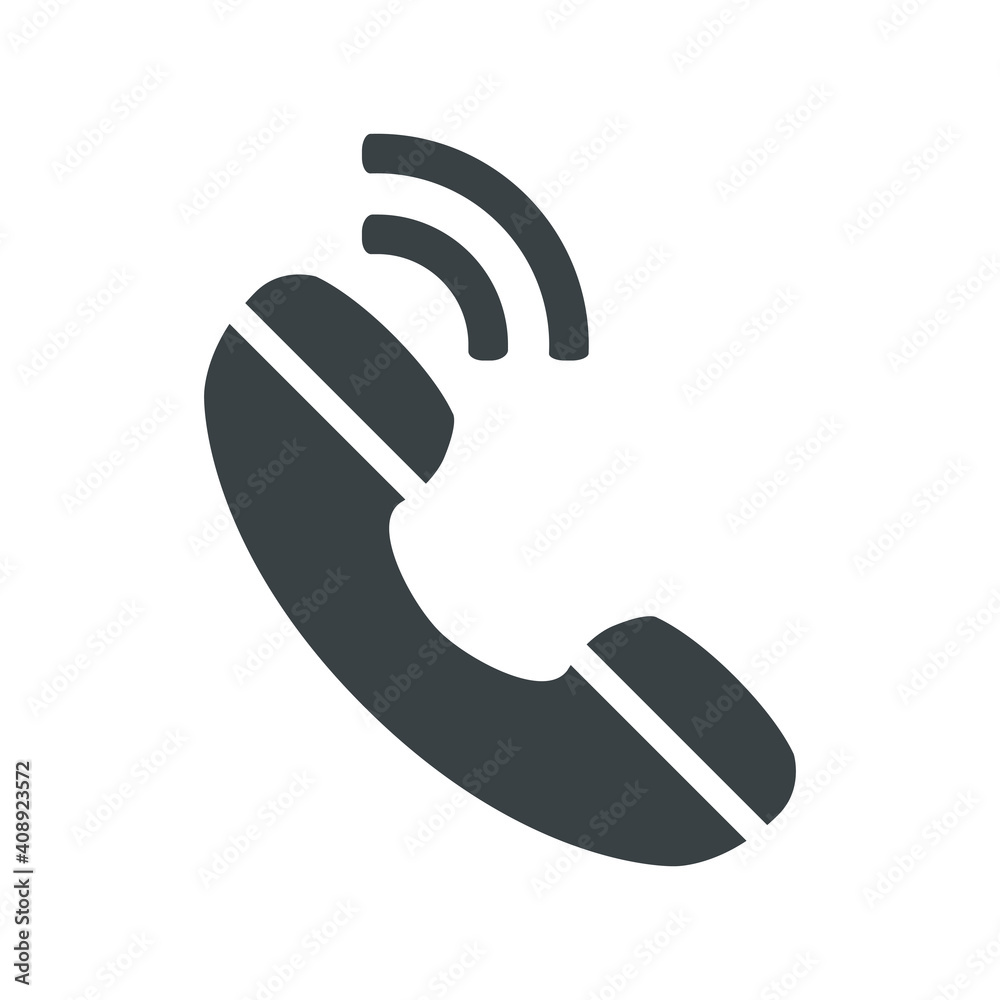 Vector telephone icon Free Vector Stock Vector | Adobe Stock