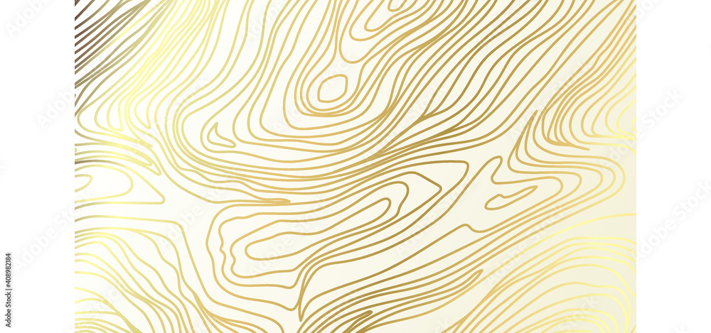 Vector Flat Damascus Golden Background Stock Vector | Adobe Stock