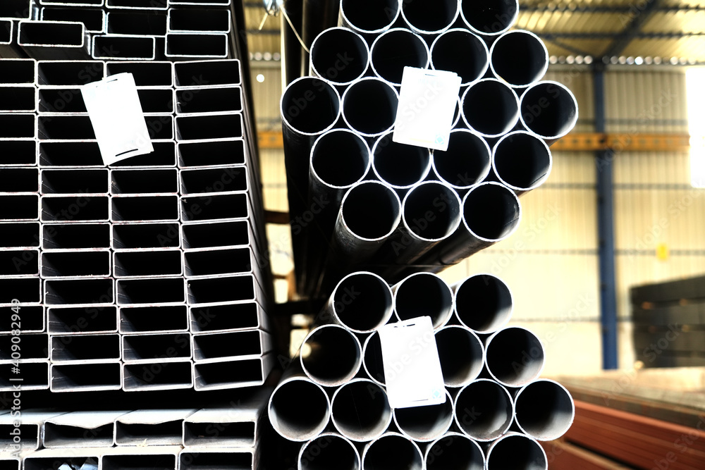 steel profile materials used in industry Stock Photo | Adobe Stock