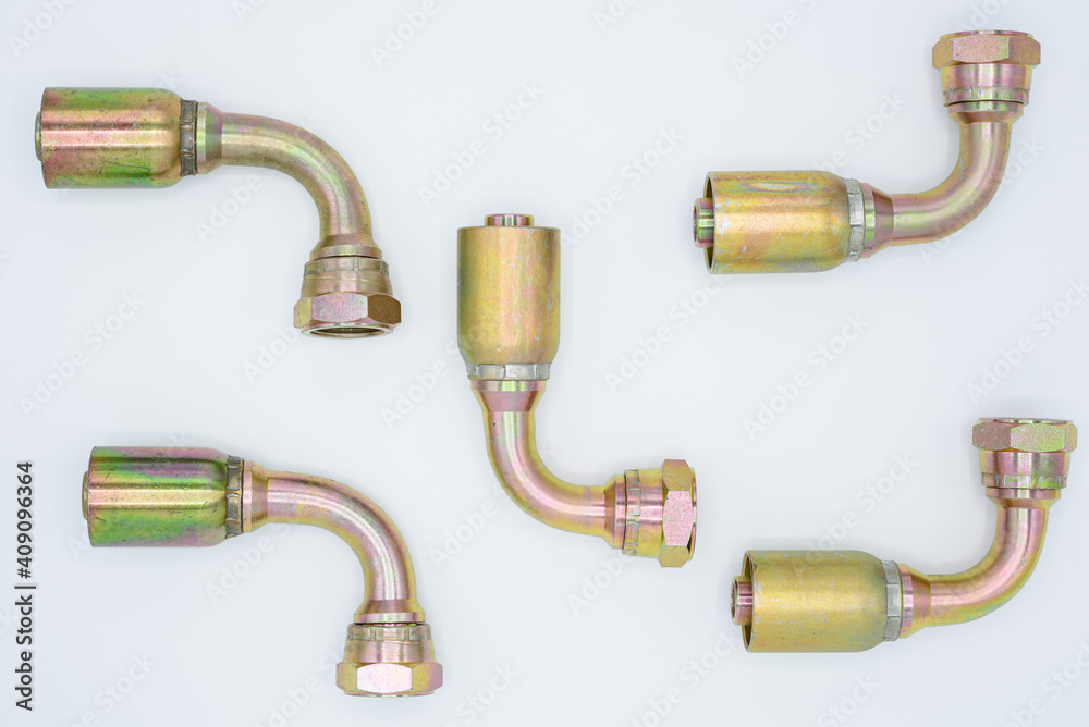 Hydraulic hose head Stock Photo | Adobe Stock