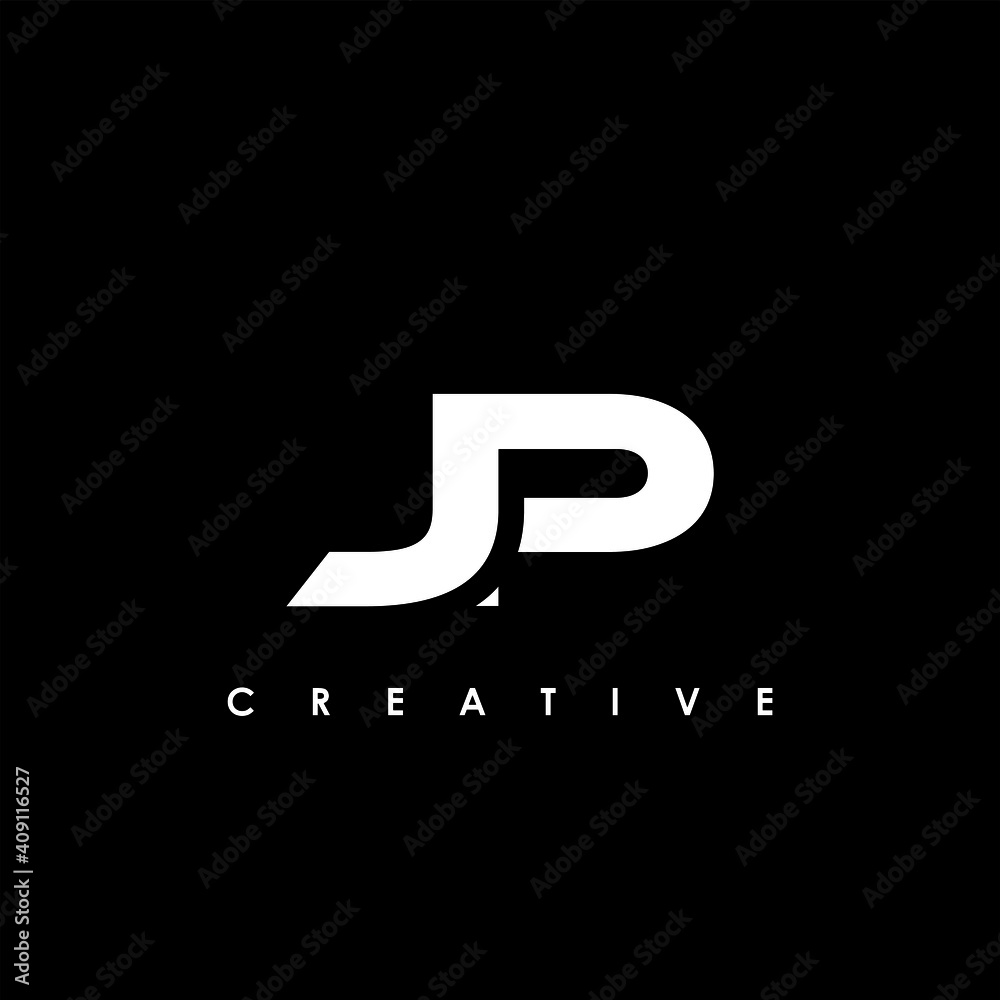JP Letter Initial Logo Design Template Vector Illustration Stock Vector ...