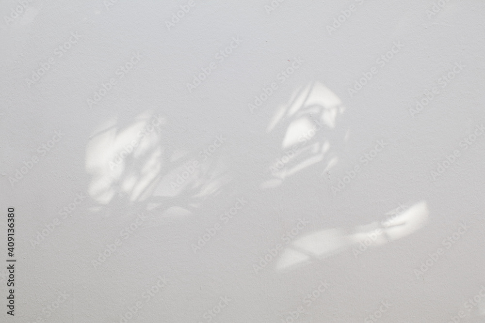 Natural shadow overlay on white texture background, for overlay on ...