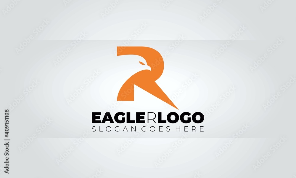 Eagle Letter R Logo Stock Vector | Adobe Stock