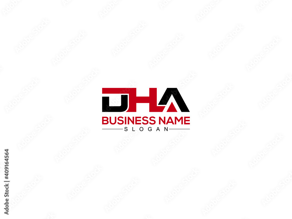 DHA Letter and templates design For Your Business Stock Vector | Adobe ...