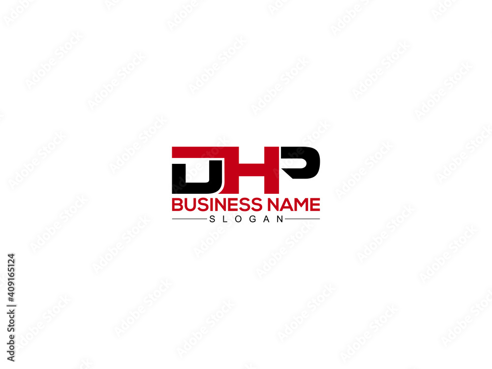 DHP Letter and templates design For Your Business Stock Vector | Adobe ...
