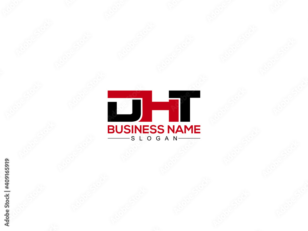 DHT Logo And Illustrations Design For New Business Stock Vector | Adobe ...