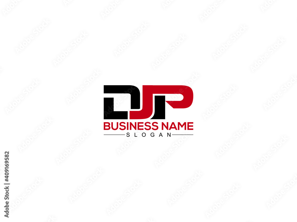 DJP Logo And Illustrations Design For Business Stock Vector | Adobe Stock