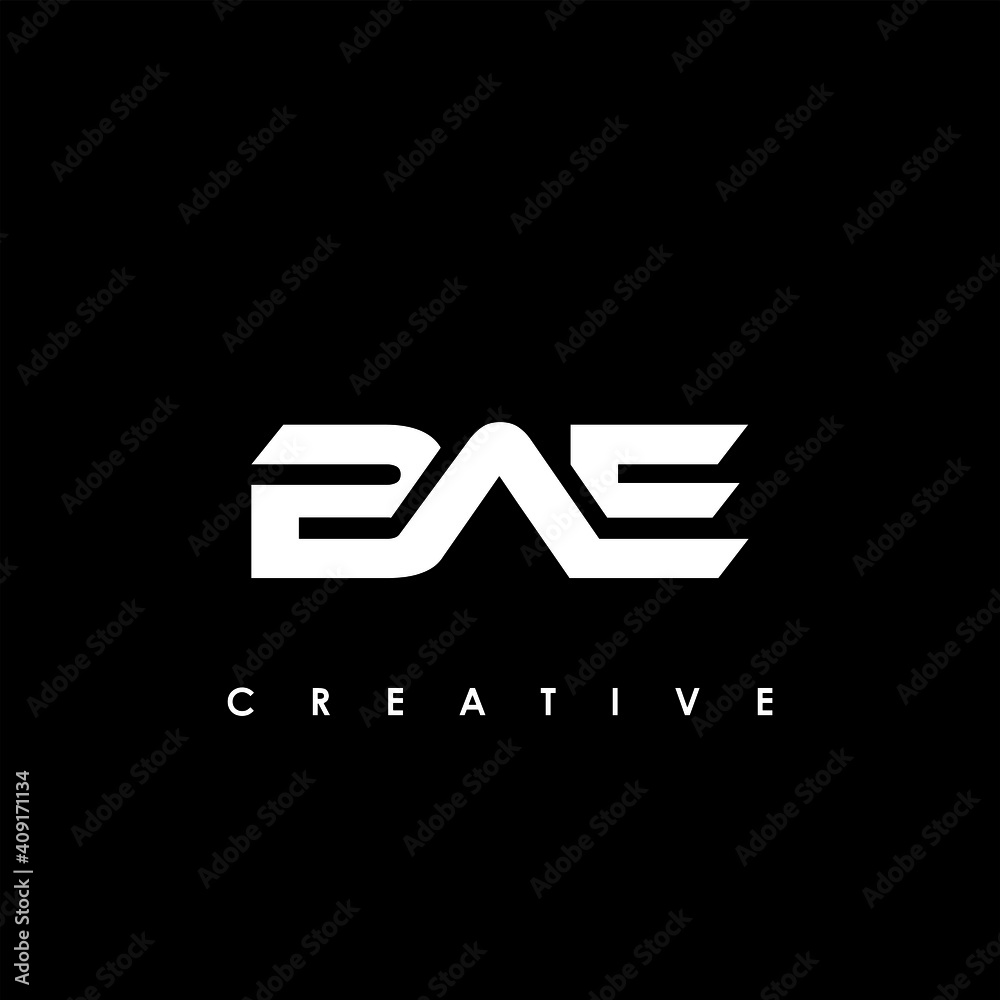 Vettoriale Stock BAE Letter Initial Logo Design Template Vector ...