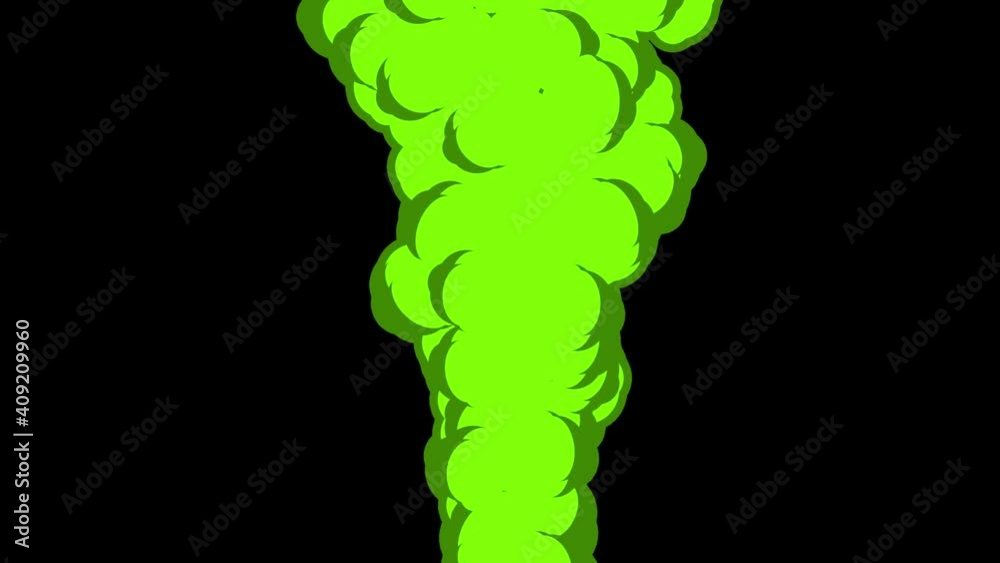 Smoke Elements with glow effect and with out glow effect. Pre-rendered ...