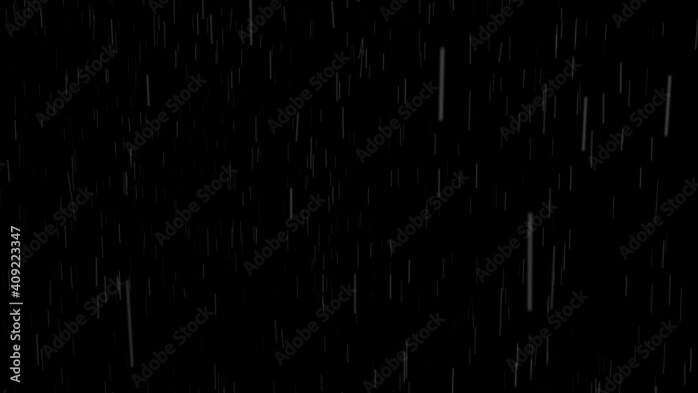 4k Loop Rain Drops Falling Alpha, Real Rain, High quality, Slow Rain ...