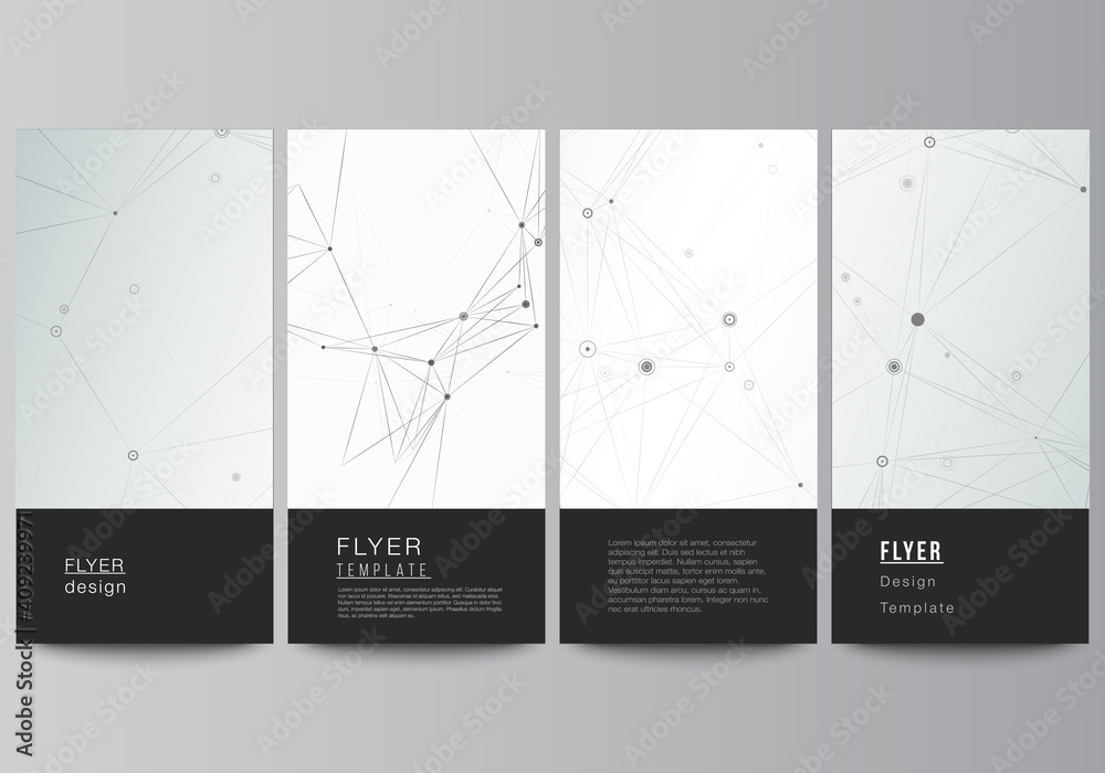 Vector layout of flyer, banner design templates for website advertising ...