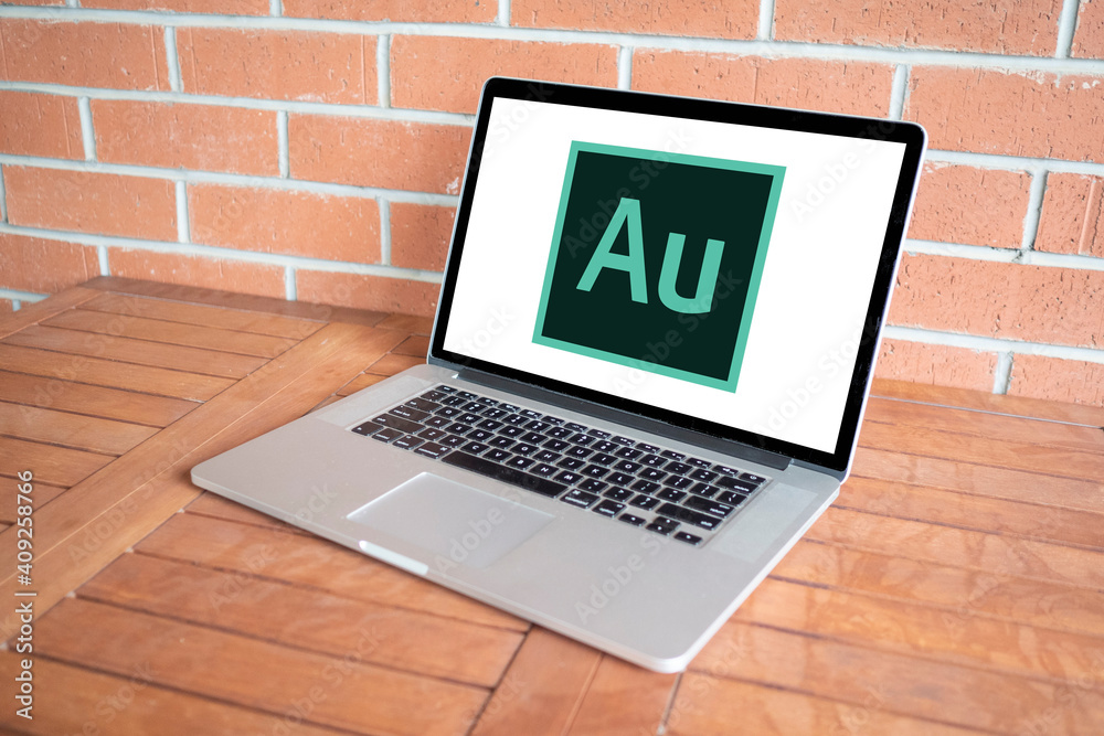 Adobe Audition logo editorial illustrative Stock Photo | Adobe Stock