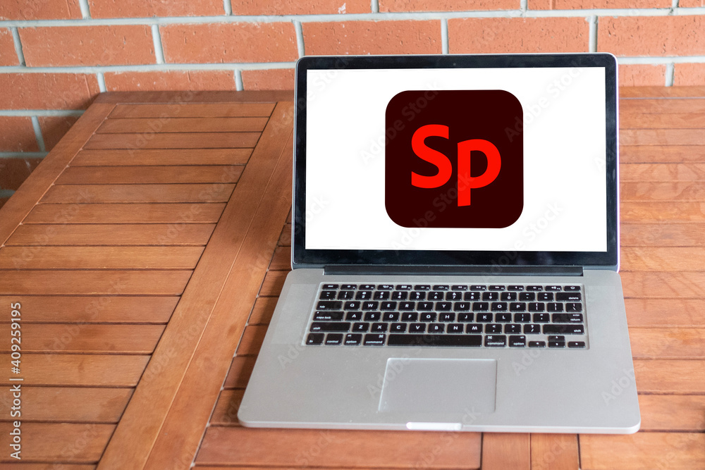 Adobe Spark logo editorial illustrative Stock Photo | Adobe Stock