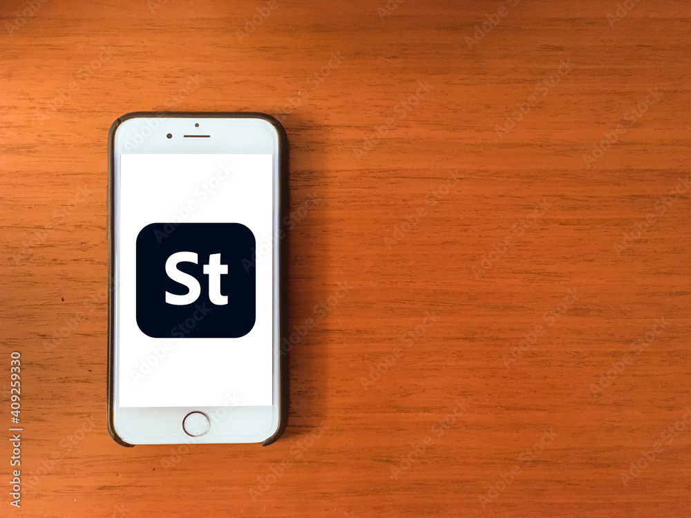 Adobe Stock logo editorial illustrative Stock Photo | Adobe Stock