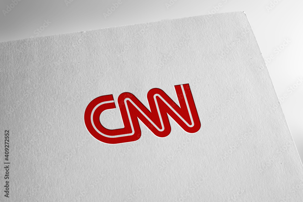 CNN logo editorial illustrative, on screen Stock Photo | Adobe Stock