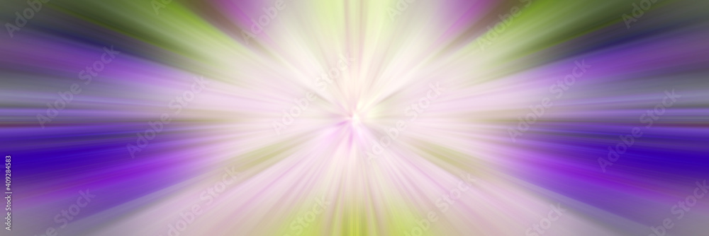 Dynamic purple light beams. A flash in space going into perspective ...