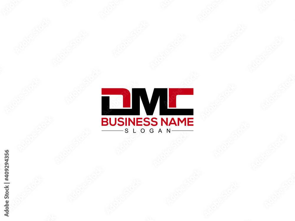 DMC Letter and templates design For Your Business Stock Vector | Adobe ...