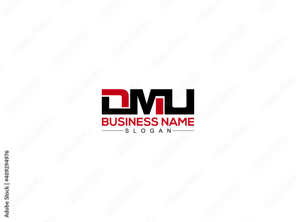DMU Logo And Illustrations Design For Business Stock Vector | Adobe Stock