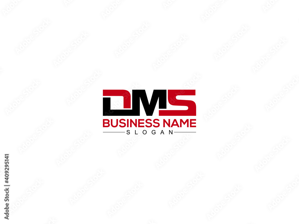 DMS Logo And Illustrations Design For Business Stock Vector | Adobe Stock