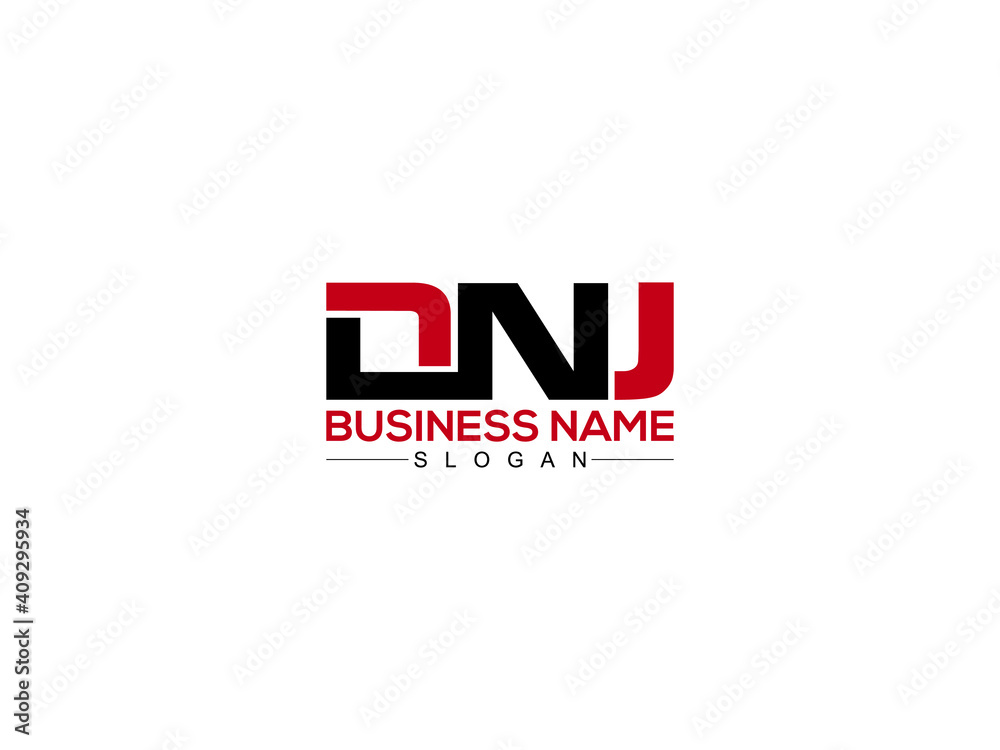 DNJ logo vector And Illustrations For Business Stock Vector | Adobe Stock