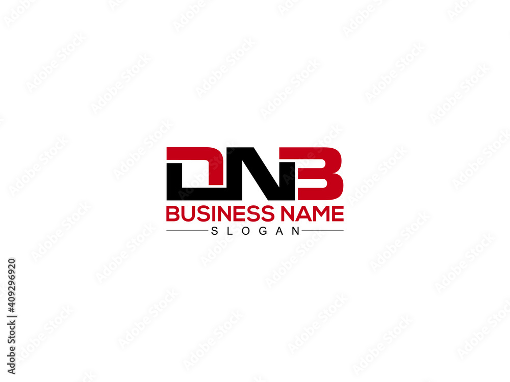 DNB Logo And Illustrations Design For Business Stock Vector | Adobe Stock