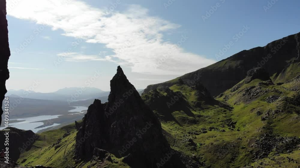 Rare footage of the Isle of Skye's geological treasure, the Old Man of ...