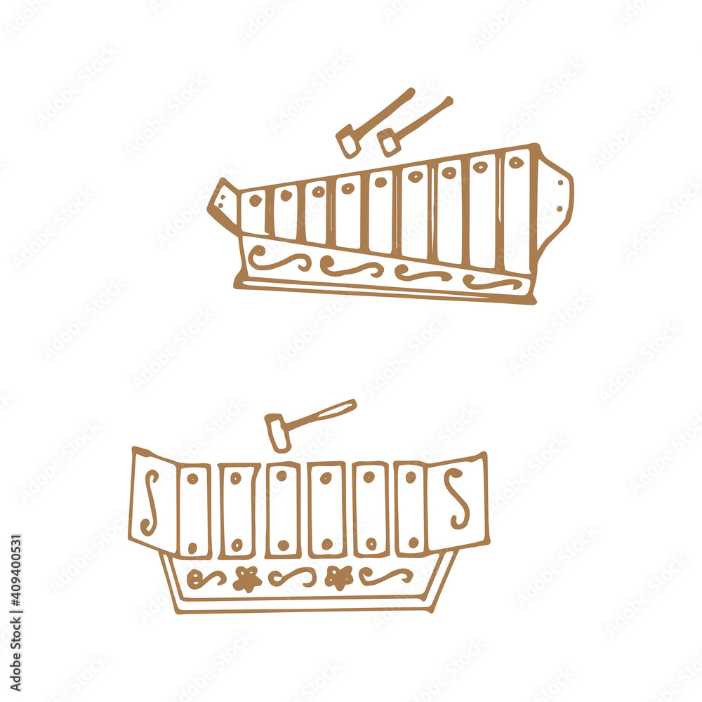 gamelan, Indonesian traditional musical instruments, Central Java ...