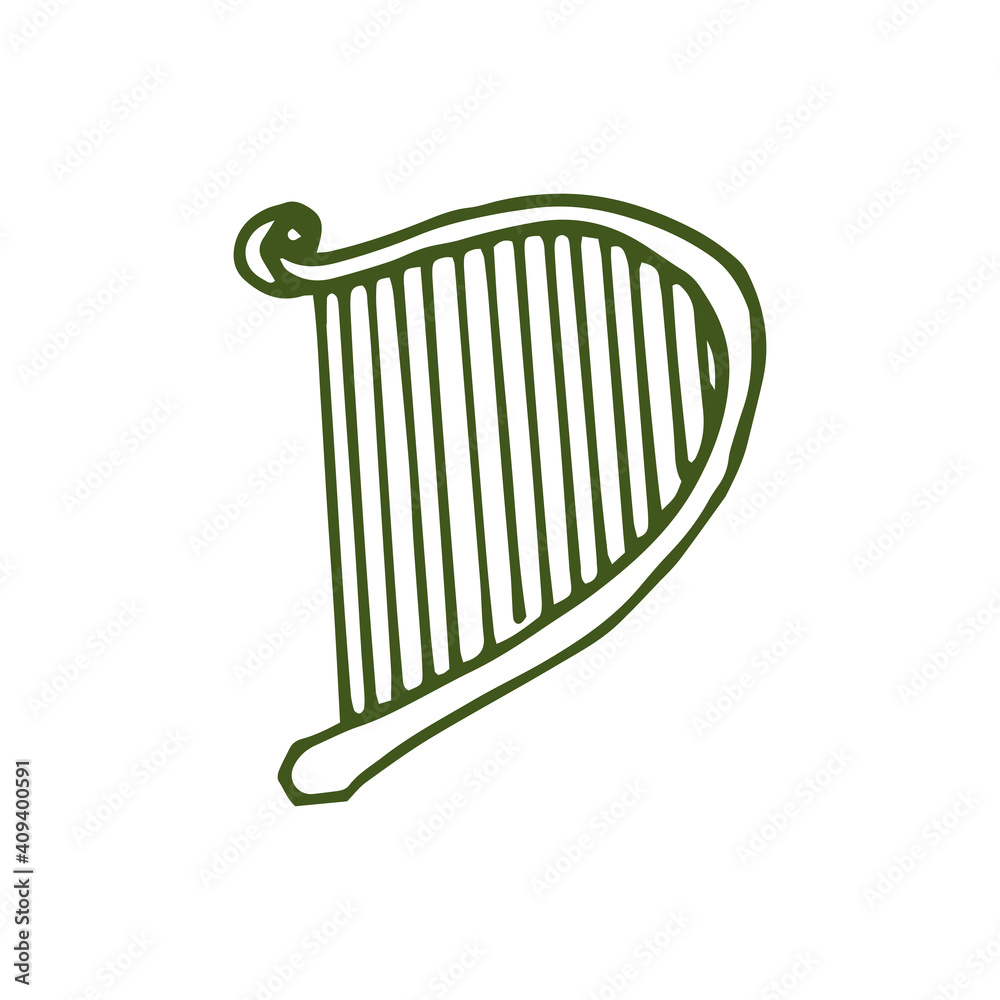 stringed instrument vector illustration isolated on white background ...
