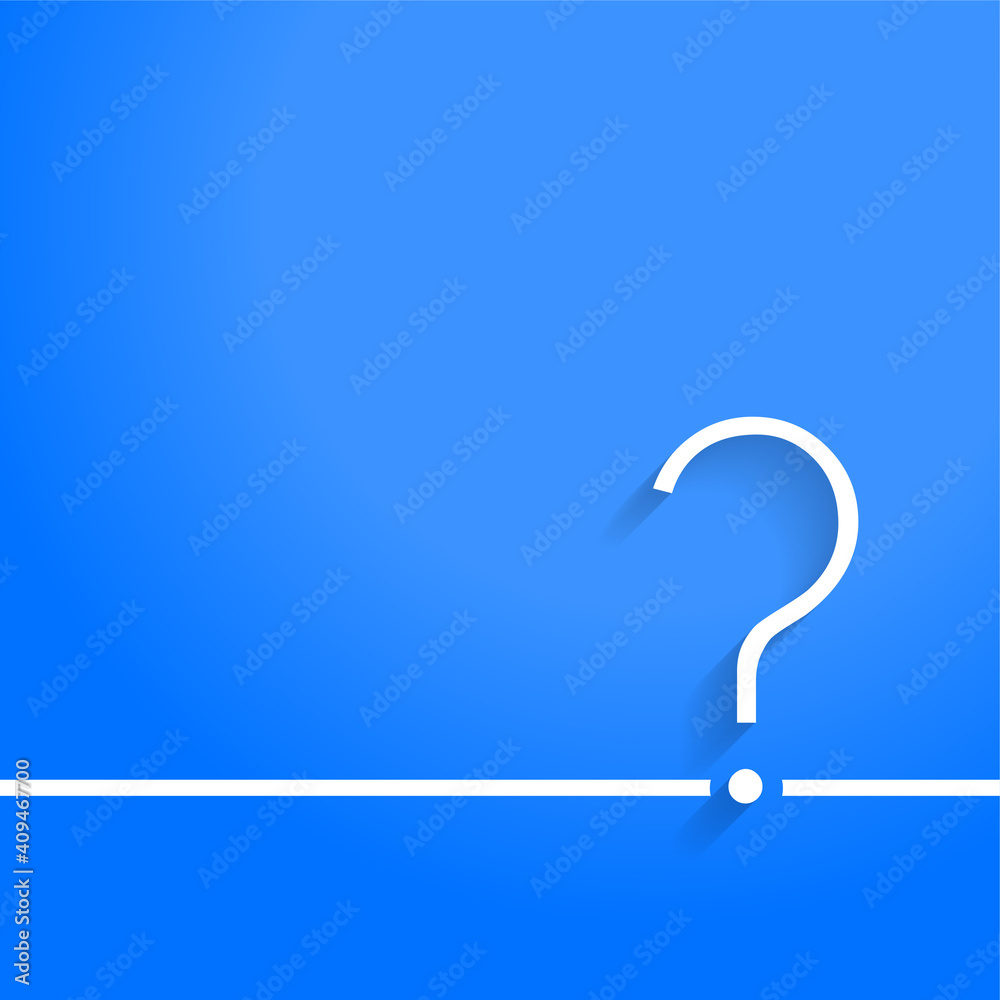 minimal question mark background for help and support page Stock Vector ...