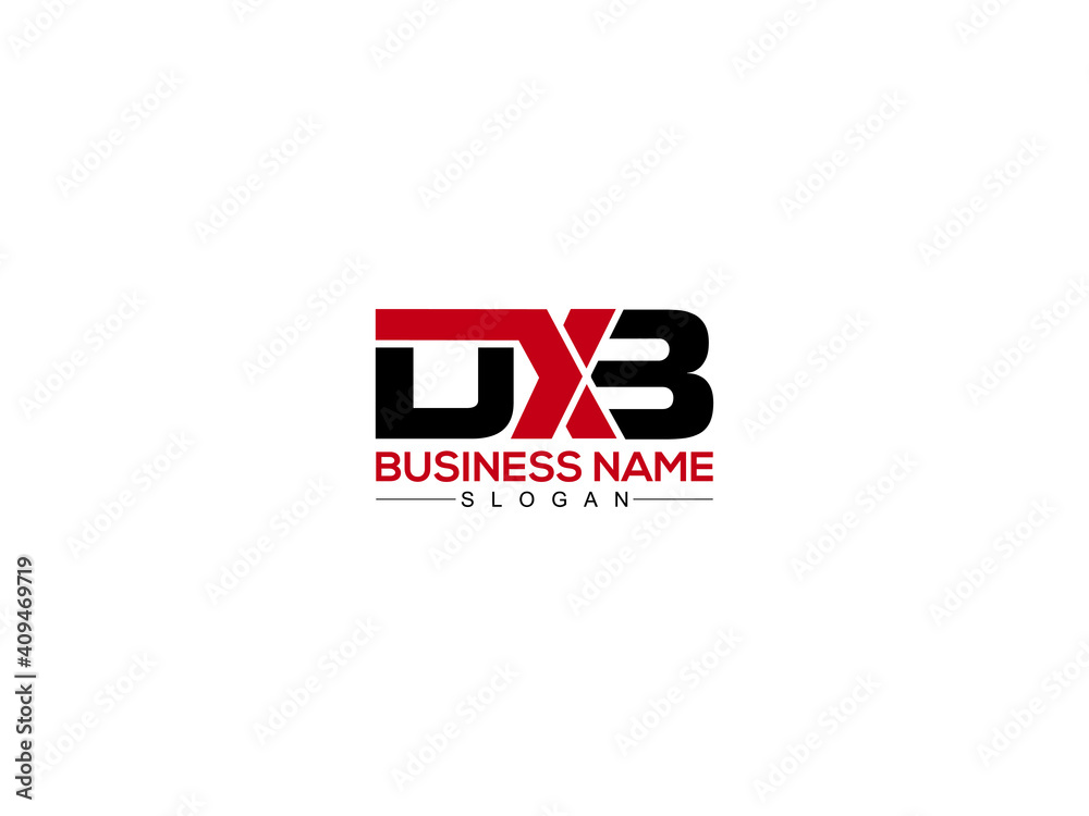 DXB logo vector And Illustrations For Business Stock Vector | Adobe Stock