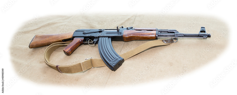 The Kalashnikov assault rifle Stock Photo | Adobe Stock