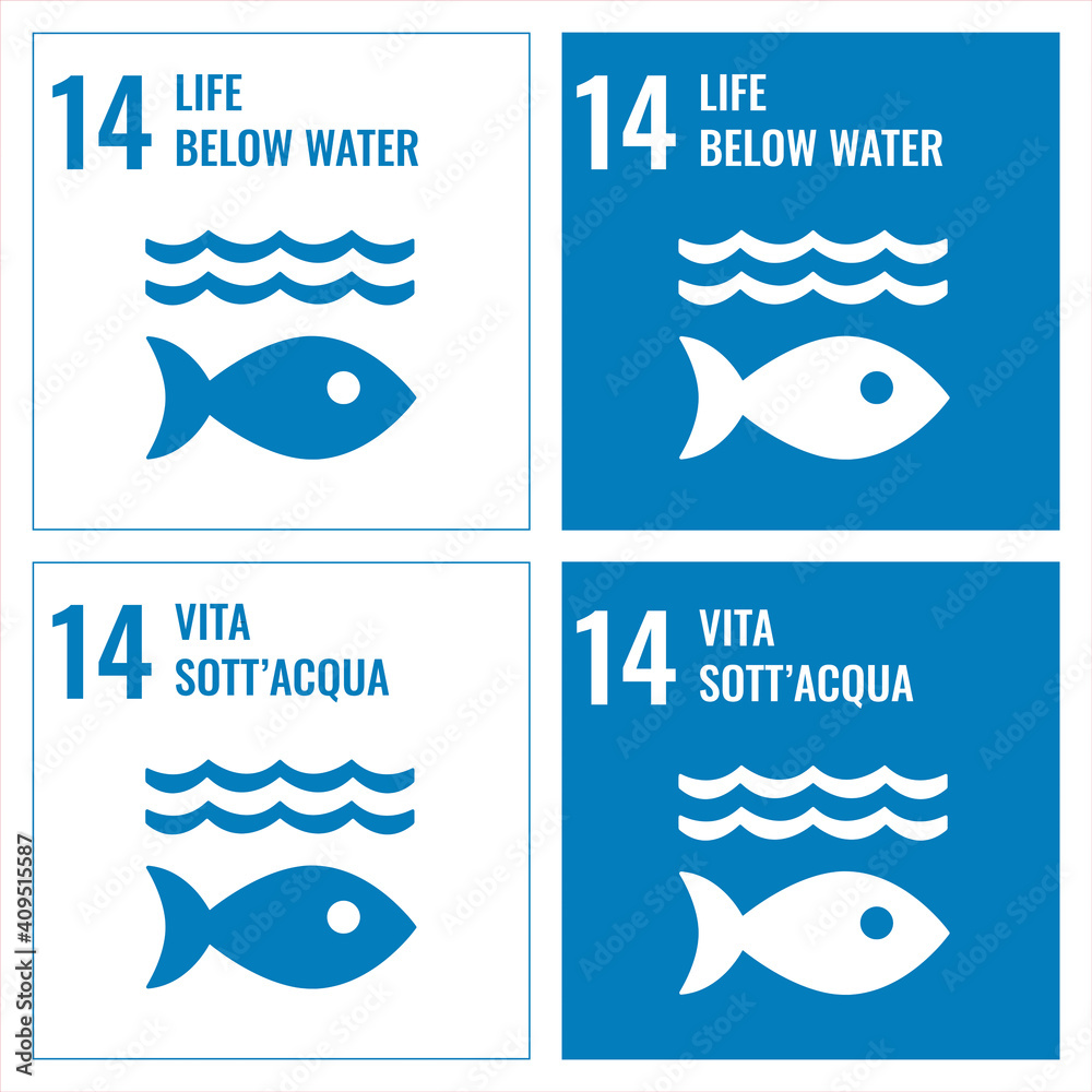 Goal 14 Life Below Water Agenda 2030 Corporate social responsibility ...