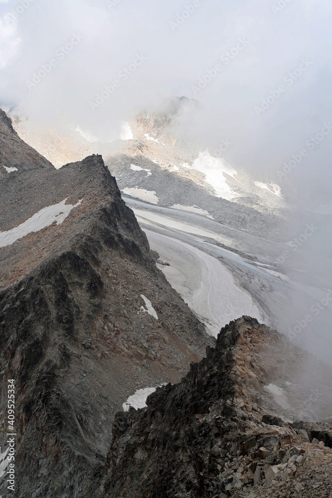 Mount Pico de Aneto in Huesca, Spain. Pico de Aneto is the highest ...