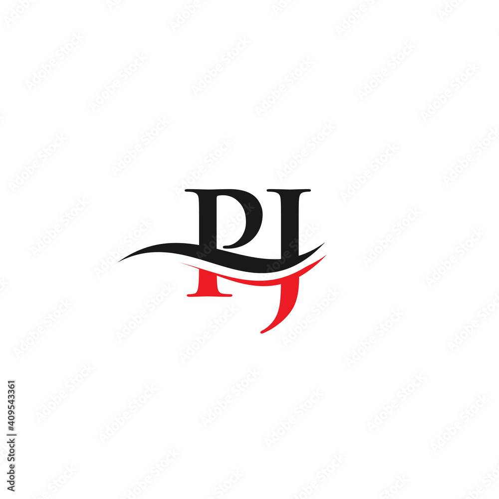 Initial Letter PJ Linked Logo for business and company identity. Modern ...
