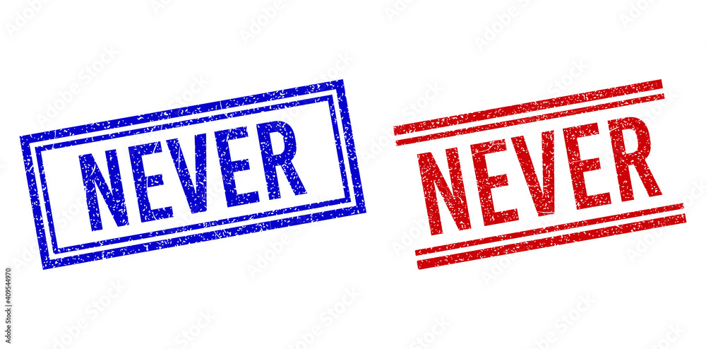 NEVER rubber watermarks with grunge effect. Vectors designed with ...