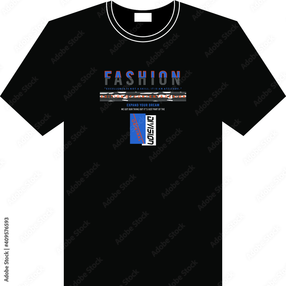 t shirt design template fashion text typography t-shirt template design ...