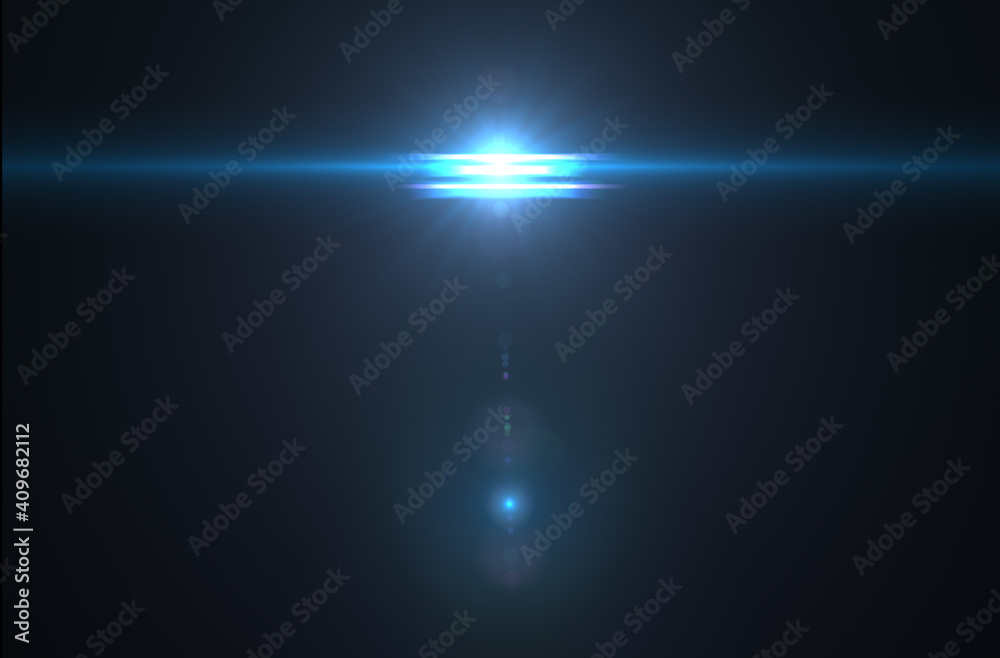 lens flares for photography and anamorphic lens flare Stock Photo ...