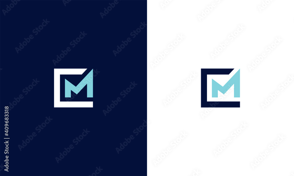 initial letter cm square shape vector Stock Vector | Adobe Stock initial letter cm square shape vector Stock Vector | Adobe Stock