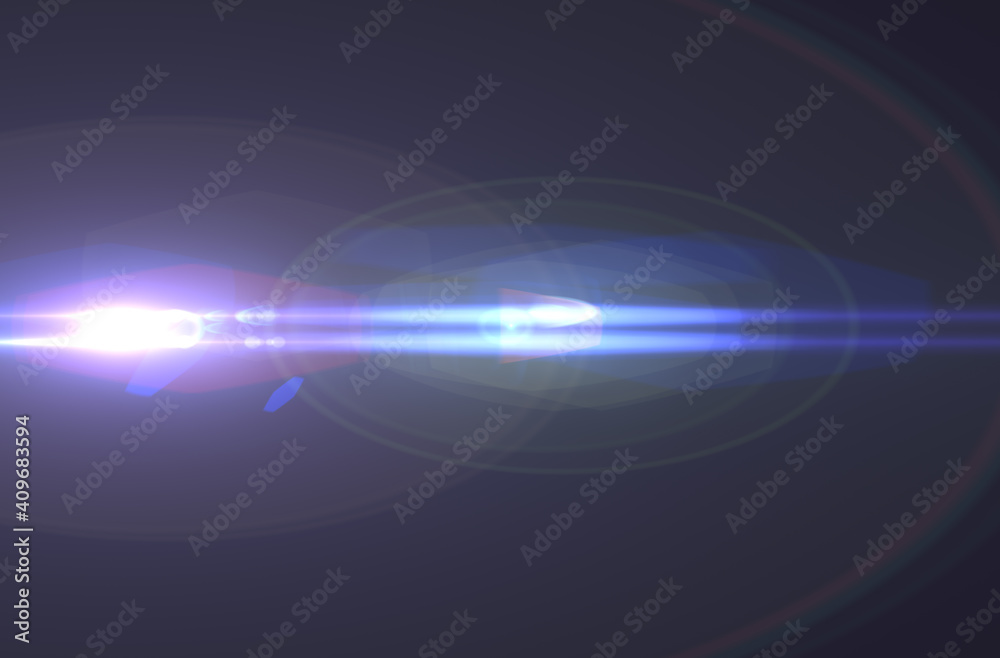lens flares for photography and anamorphic lens flare Stock Photo ...