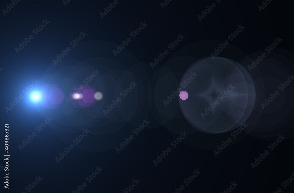 lens flares for photography and anamorphic lens flare Stock Photo ...