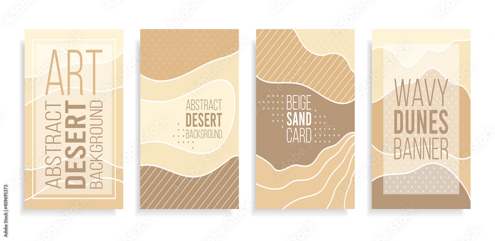 Abstract banner art background sand on beach,coast or desert with ...